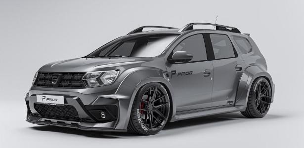 Duster ganha suspensão rebaixada e carroceria alargada com kit