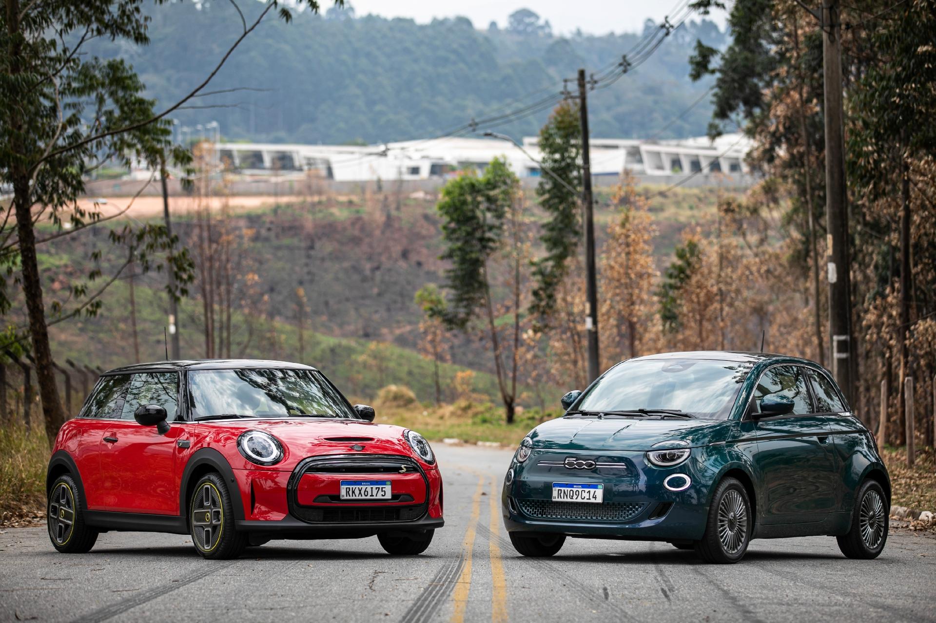 Fiat 500 e Mini Cooper: elétricos e retrôs a R$ 240 mil valem a pena?