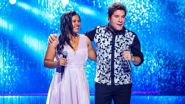 Daniel canta com filha de João Paulo em gravação de DVD