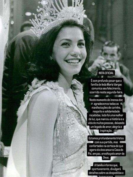 Ieda Maria Vargas: morre a primeira brasileira miss universo