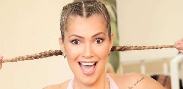 Após perder 20 quilos, ex-BBB Fani posa de topless e exibe cinturinha ...