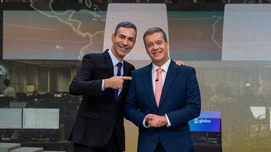 César Tralli se despede do Jornal Hoje e passa bastão a Roberto Kovalic