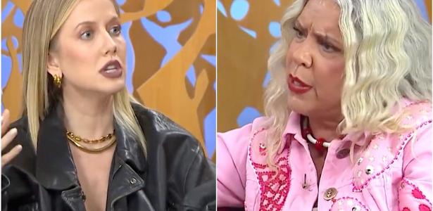 Gabriela Prioli mostra print de conversa com Astrid