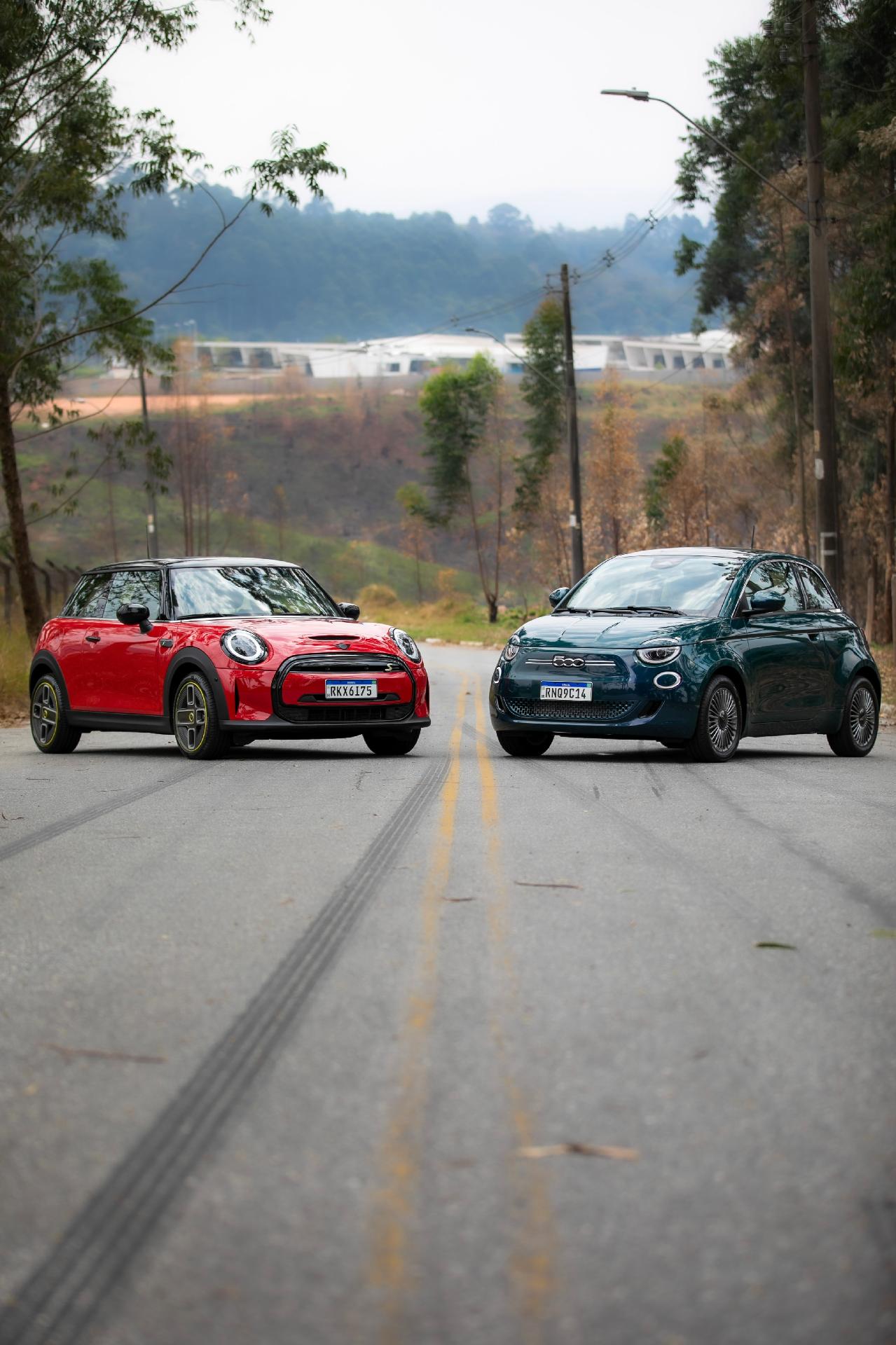 Fiat 500 e Mini Cooper: elétricos e retrôs a R$ 240 mil valem a pena?