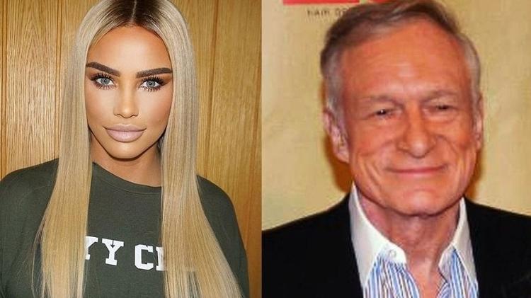 A socialite Katie Price conta sua experiência com Hugh Hefner