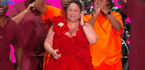 Maria Rita chora após se apresentar no Rock in RIo 2022