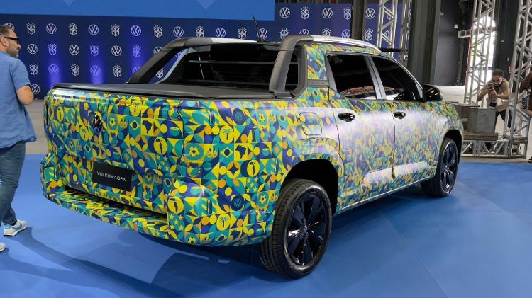 Volkswagen Tukan aparece camuflada e com suspensão de Fiat Strada