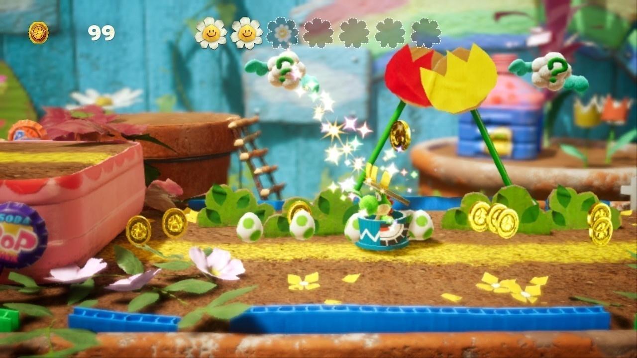 Fotos: "Yoshi's Crafted World" - Como conseguir todas as Smiley Flowers ...