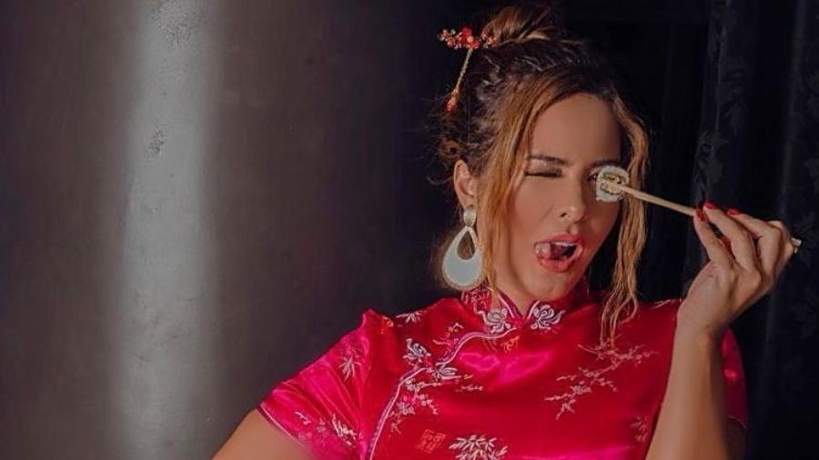 Geisy Arruda posa como Gueixa em novo ensaio sensual em São Paulo