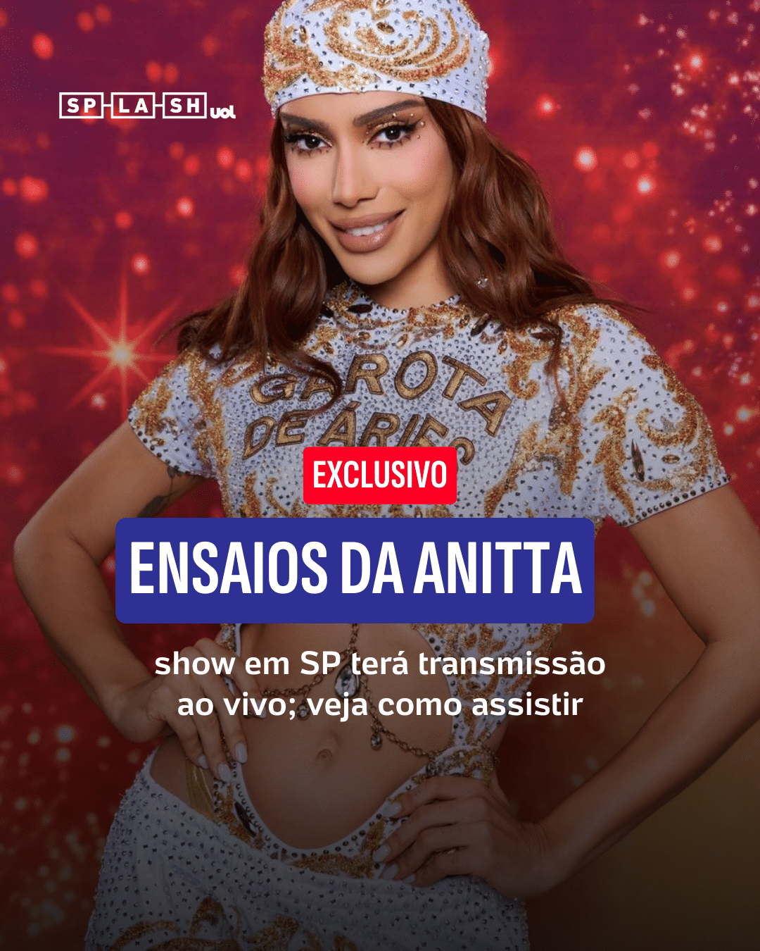 Veja looks usados por Anitta na turnê dos Ensaios de Anitta