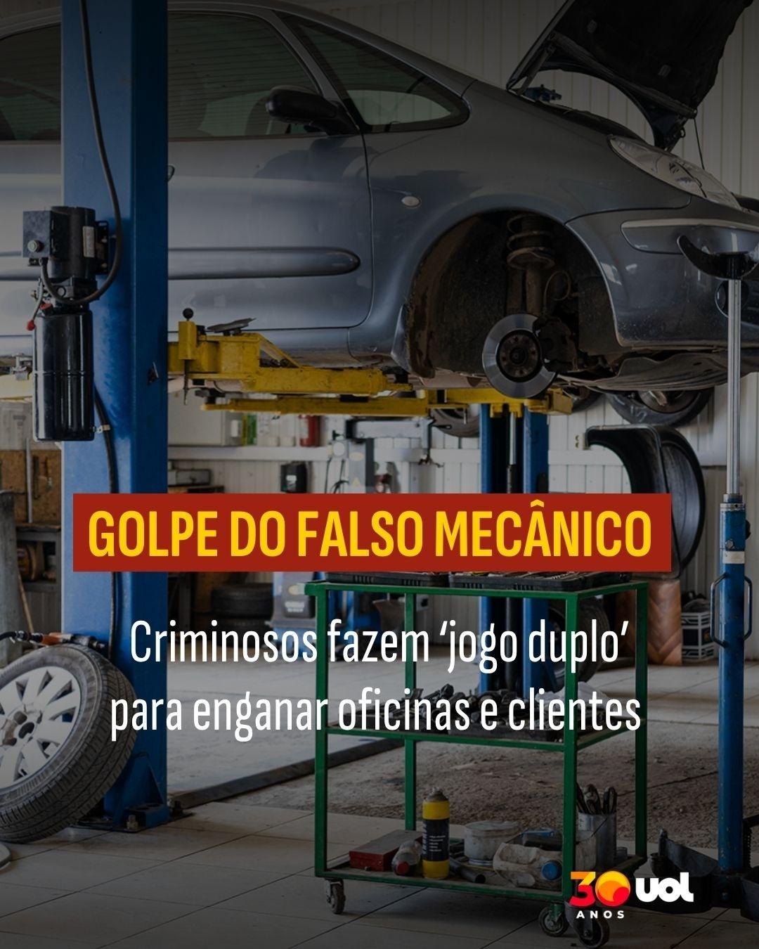 Golpe do falso mecânico: ladrões enganam oficinas e clientes com jogo duplo