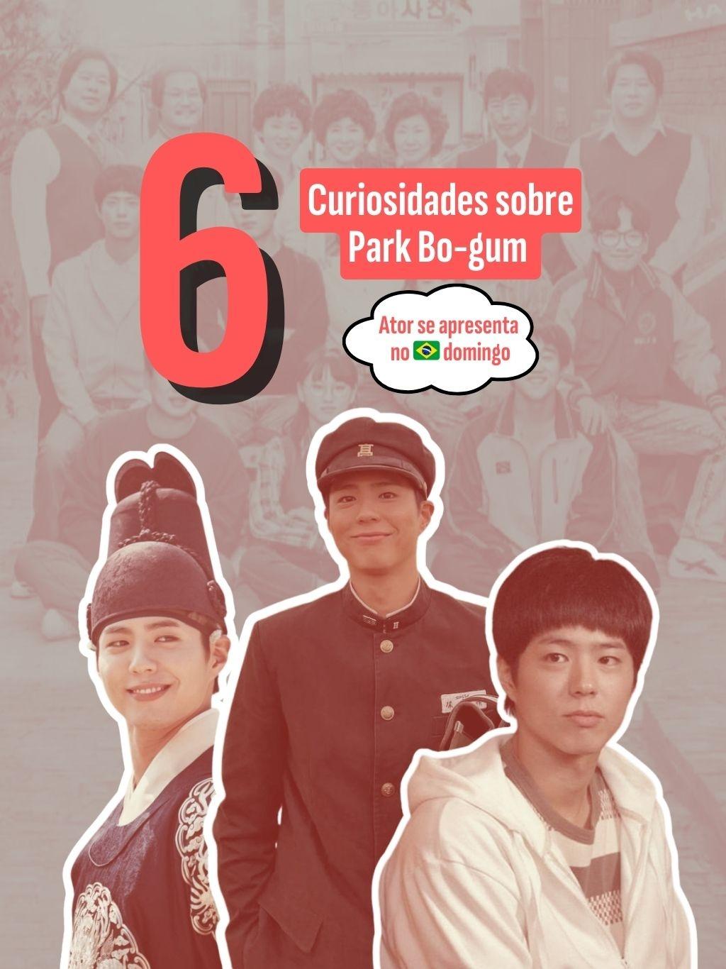 Conheça 6 curiosidades sobre Park Bo-gum; ator se apresenta no Brasil