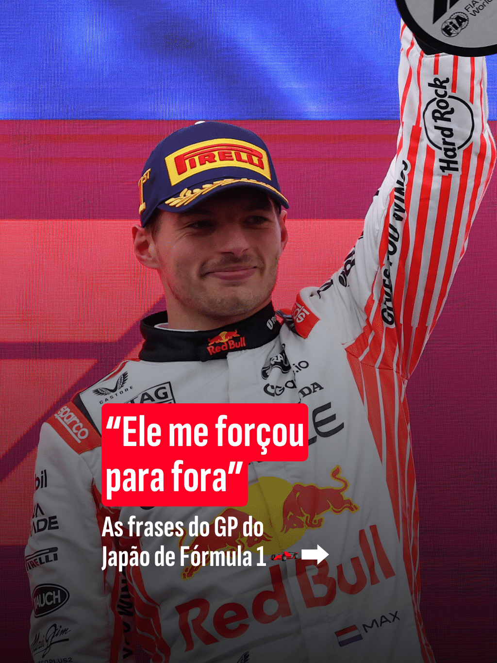 "Ele me forçou para fora": As frases do GP do Japão de Fórmula 1