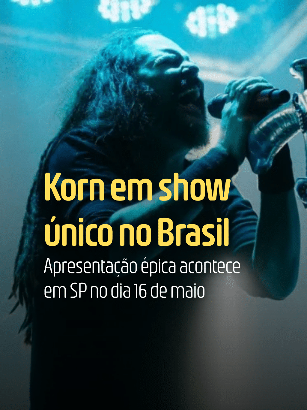 Korn volta ao Brasil após 9 anos com show único em SP