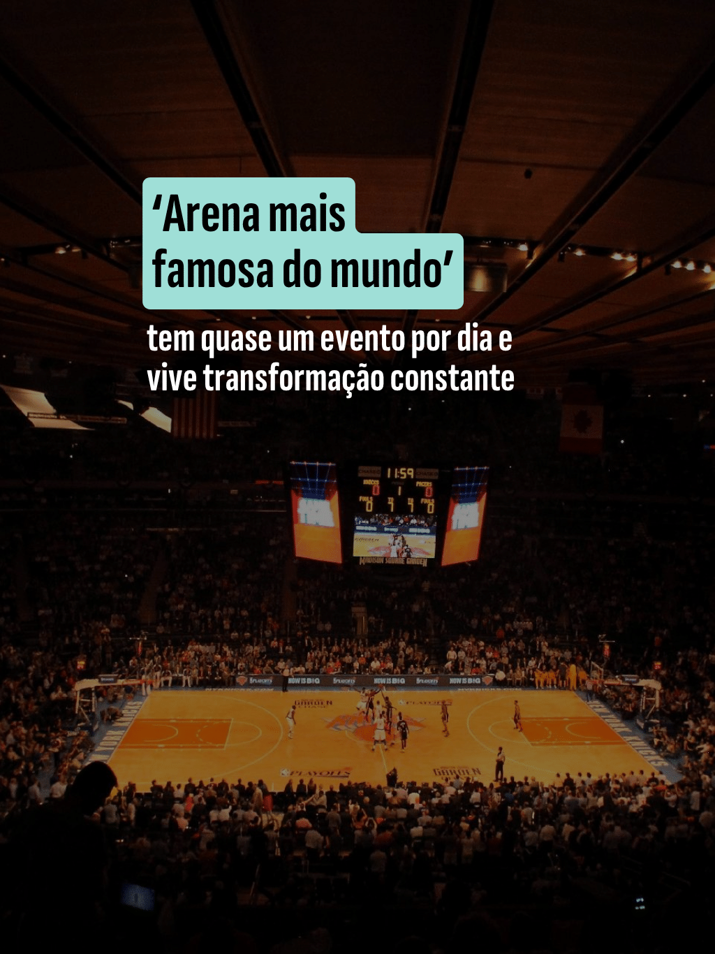 'Arena mais famosa do mundo' tem quase um evento por dia e vive ...