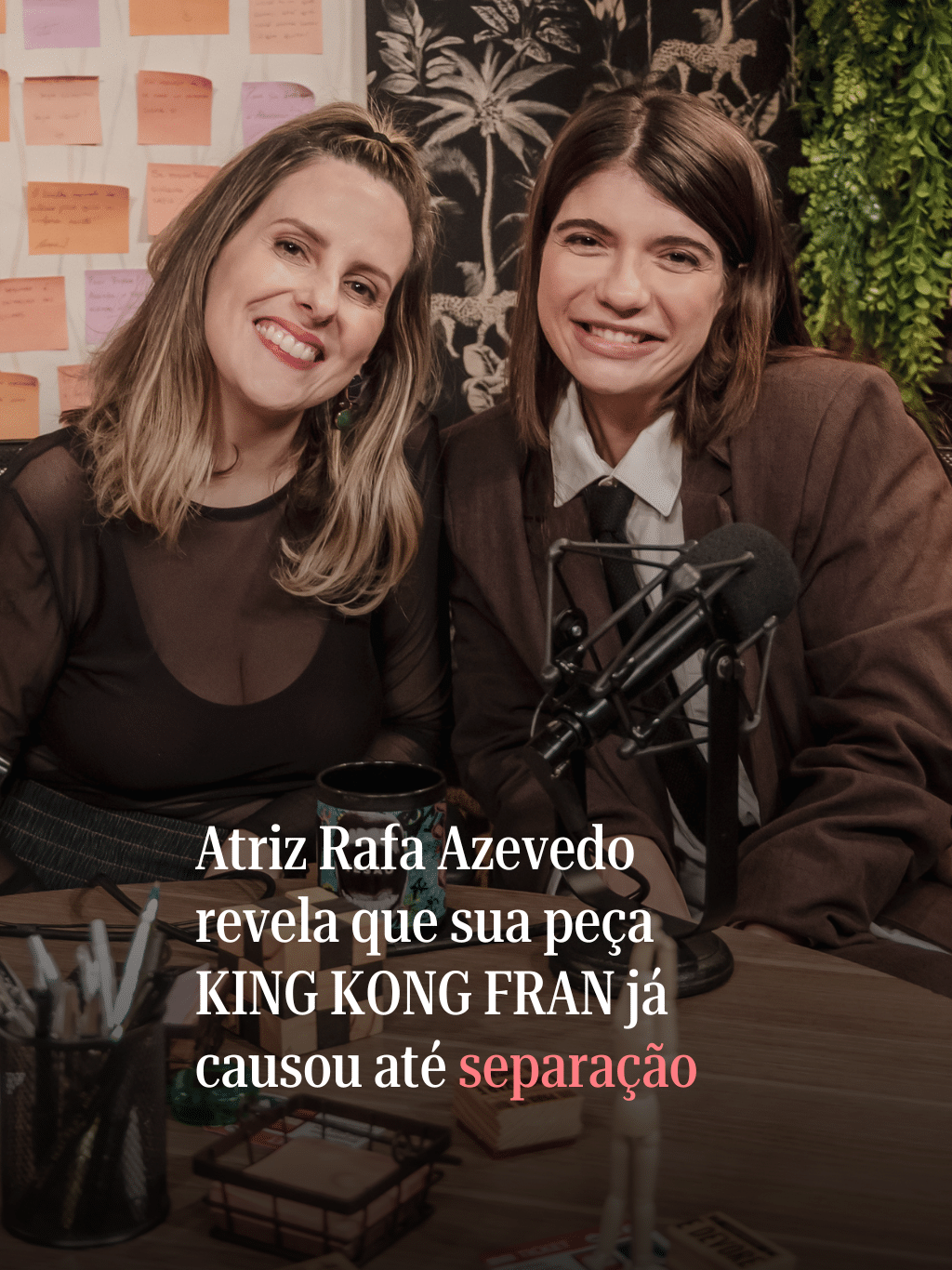 Peça 'King Kong Fran' expõe homens ao machismo: 'É a realidade da mulher'