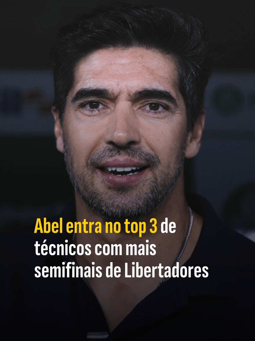 Abel entra no top 3 de técnicos com mais semifinais de Libertadores