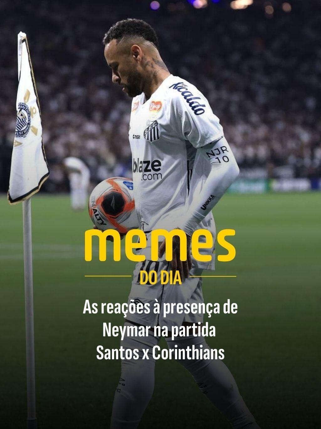 Memes do Dia: as reações à presença de Neymar na partida Santos x ...