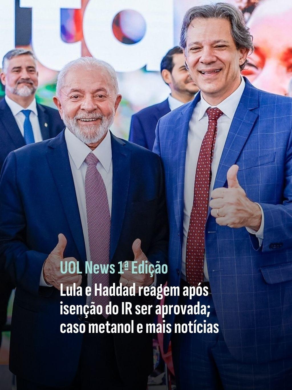 UOL News 1ª Edição: destaques da manhã de 02/10/2025