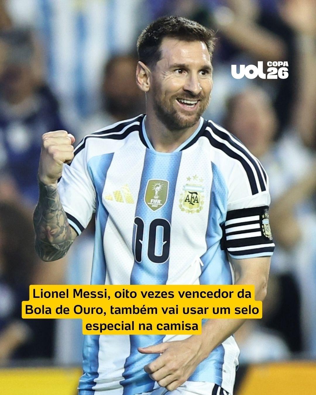 Copa de 2026 tem selo de estreante na camisa de jogadores; veja