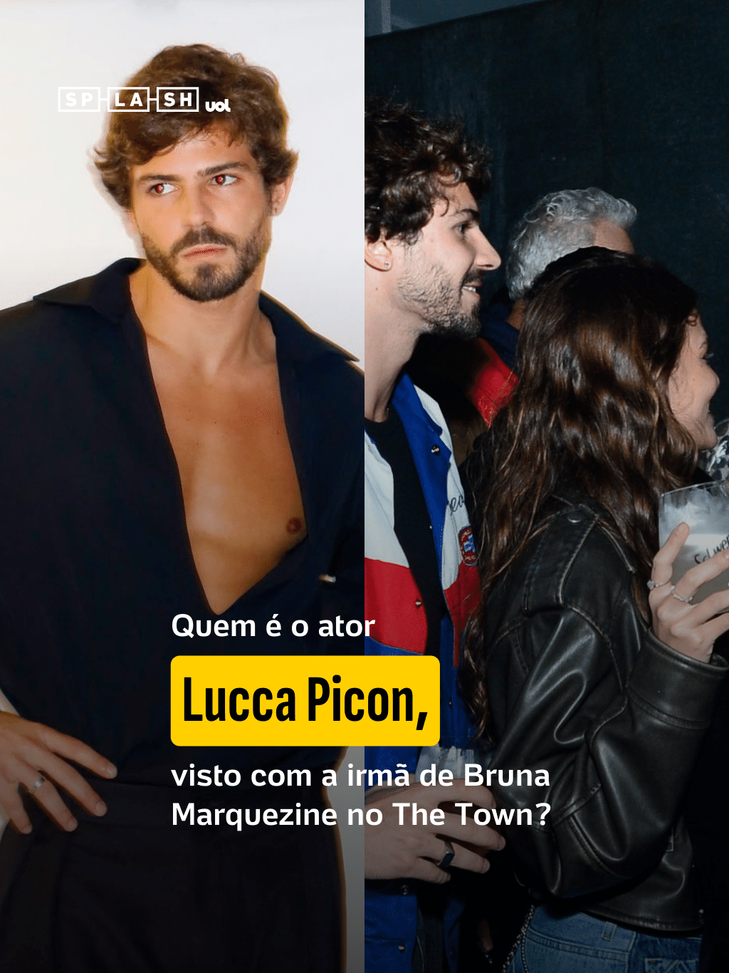 Quem é Lucca Picon, visto com a irmã de Bruna Marquezine