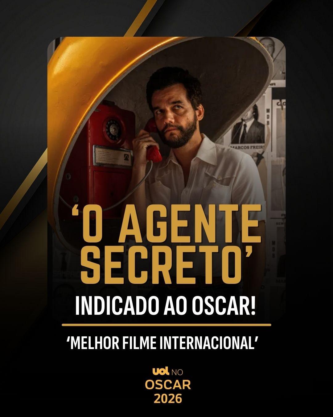 'O Agente Secreto' é indicado ao Oscar de Melhor Filme Internacional