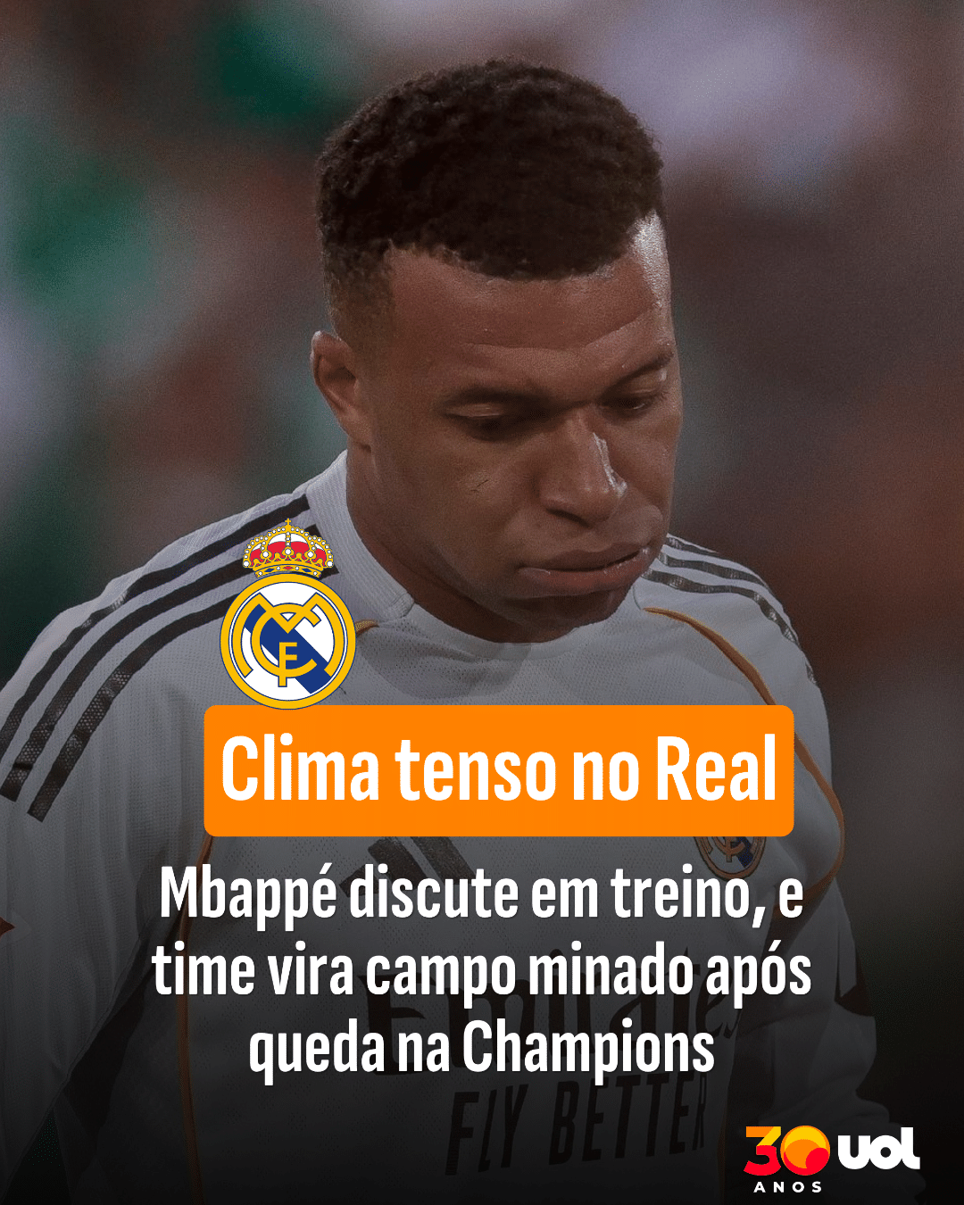 Mbappé discute em treino, e Real soma polêmicas após cair na Champions