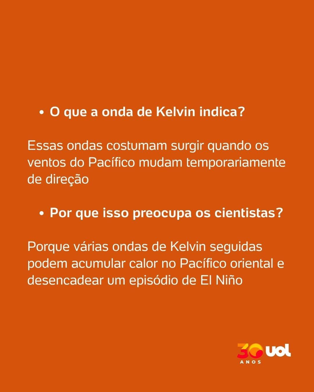 'Onda de Kelvin': Nasa detecta sinal do retorno do El Niño