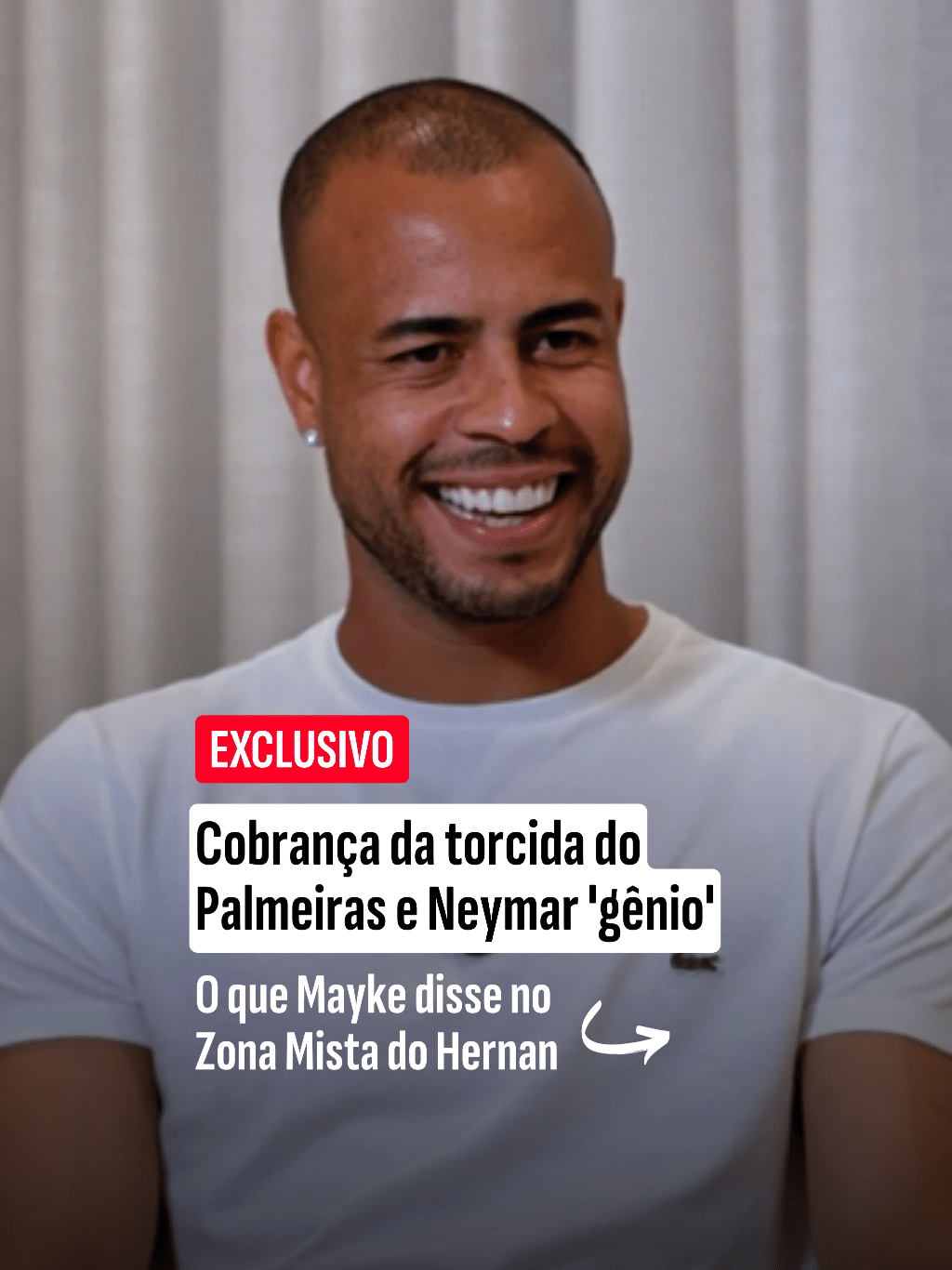 Cobrança da torcida do Palmeiras e Neymar 'gênio': O que Mayke disse no ...