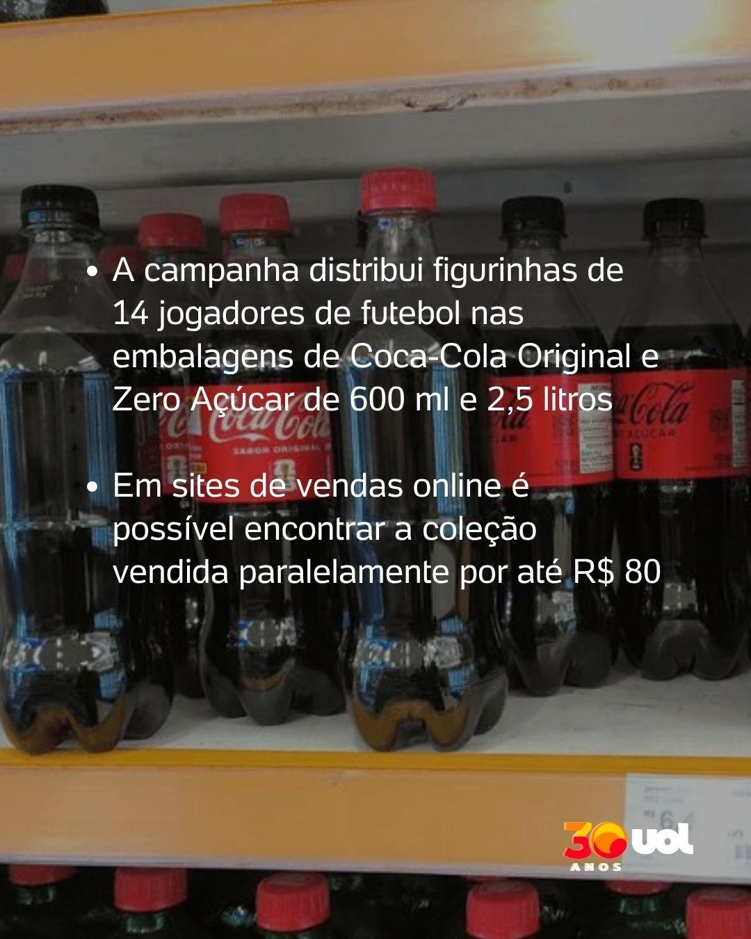 Coca-Cola recolhe embalagens após furto de figurinhas da Copa do Mundo