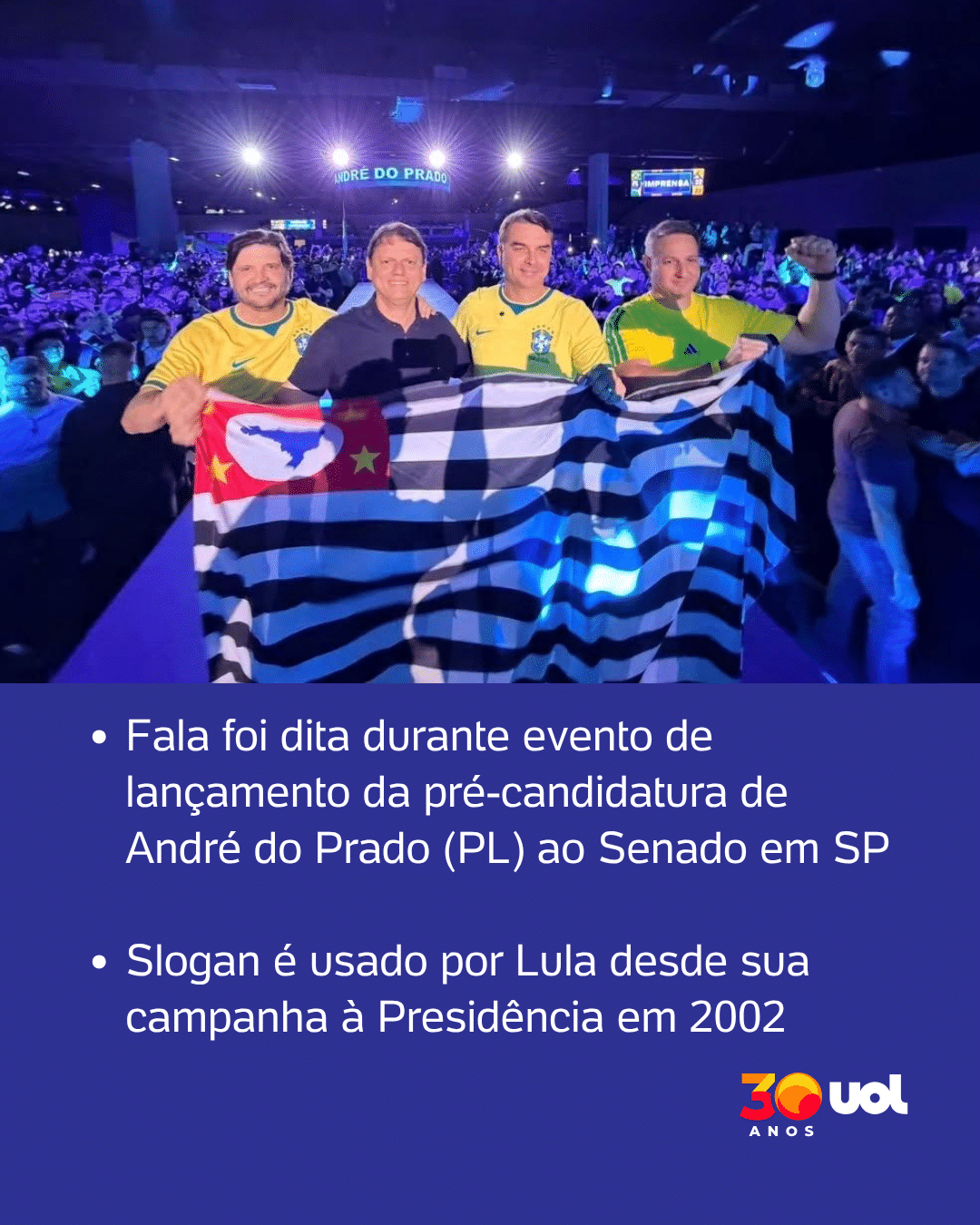 'Esperança vai vencer o medo': como surgiu slogan de Lula que Flávio copiou