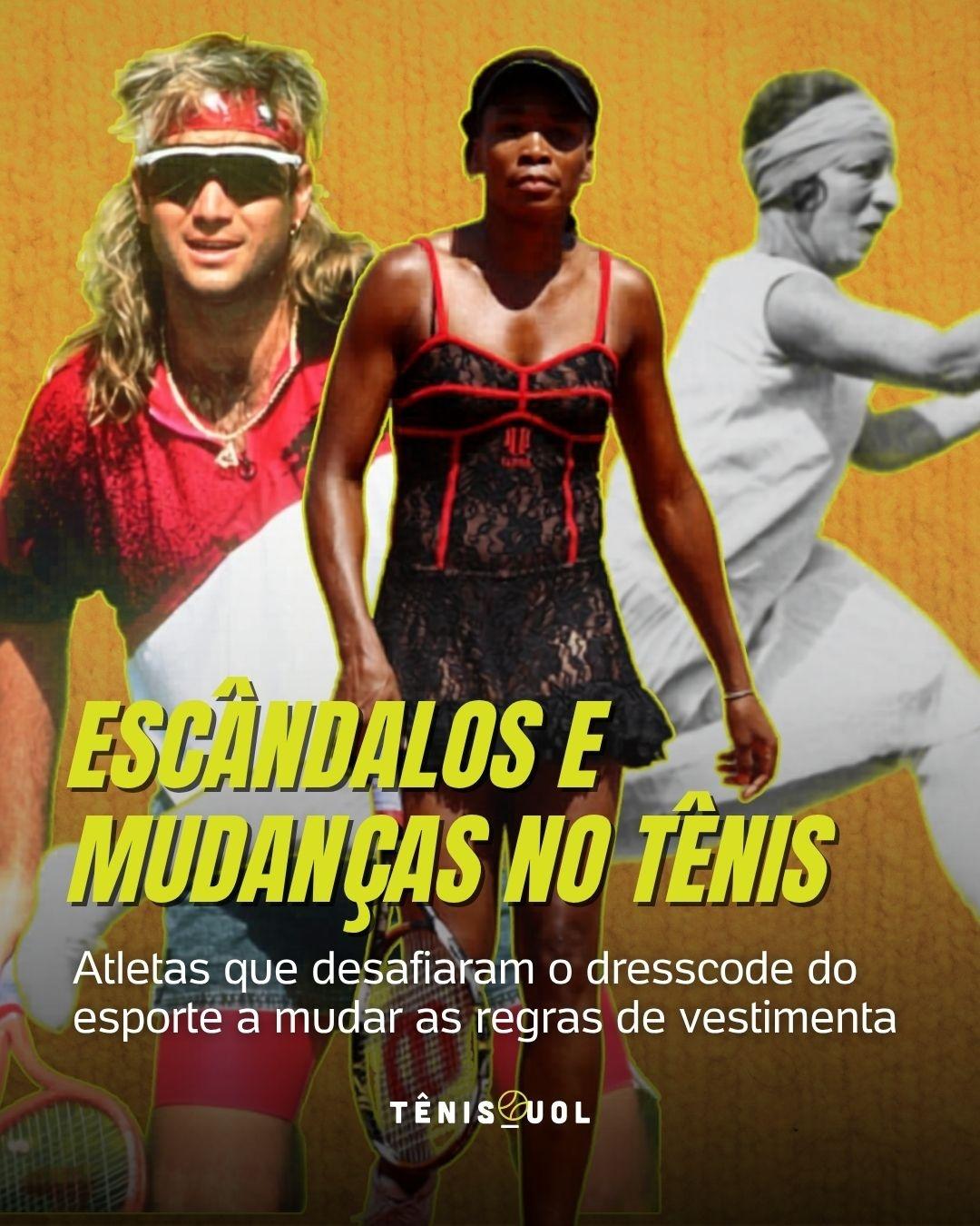 Dresscode do tênis: atletas mudaram regras e influenciaram a moda