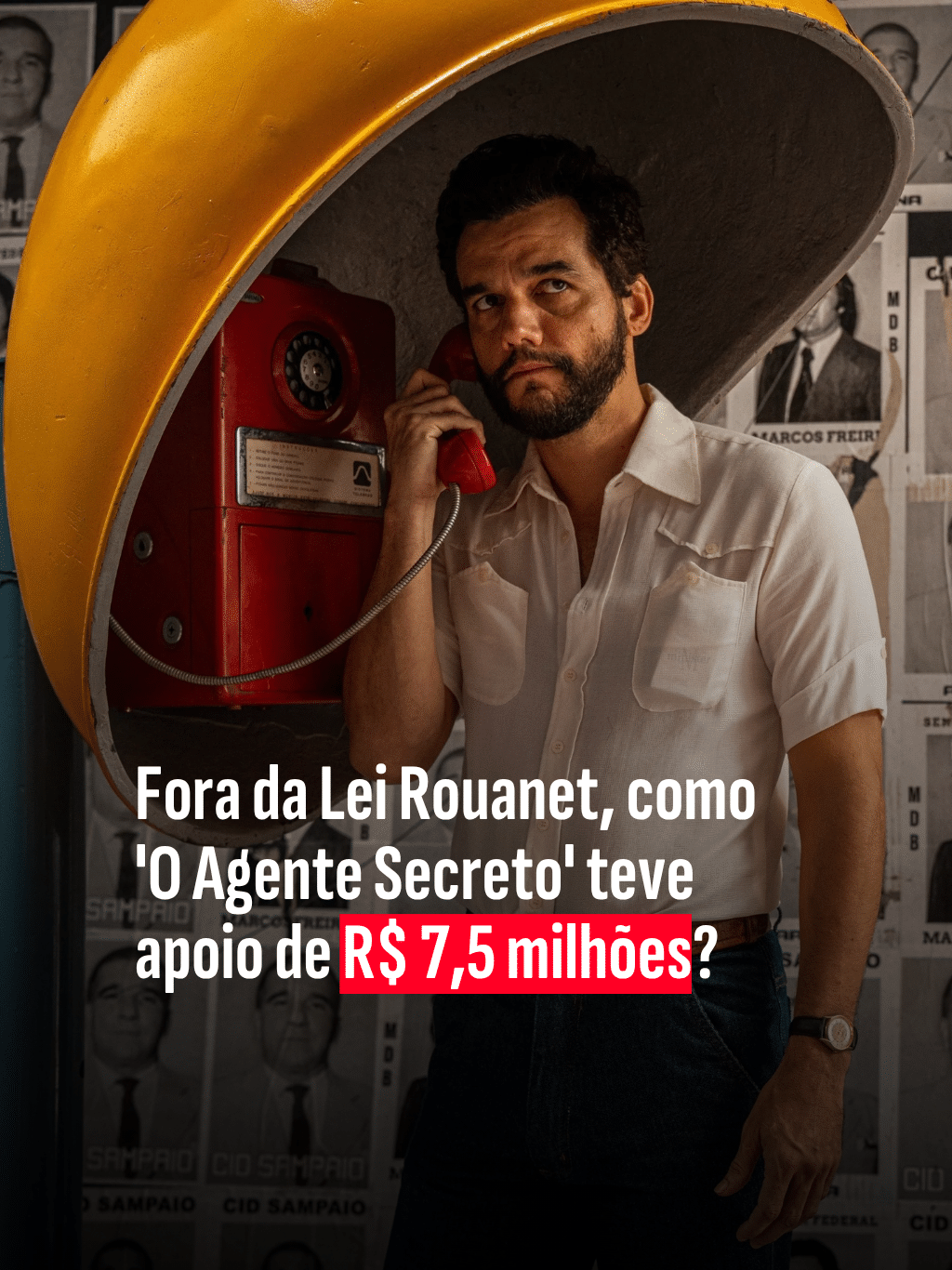 Fora da Lei Rouanet, como 'O Agente Secreto' teve apoio de R$ 7,5 milhões?