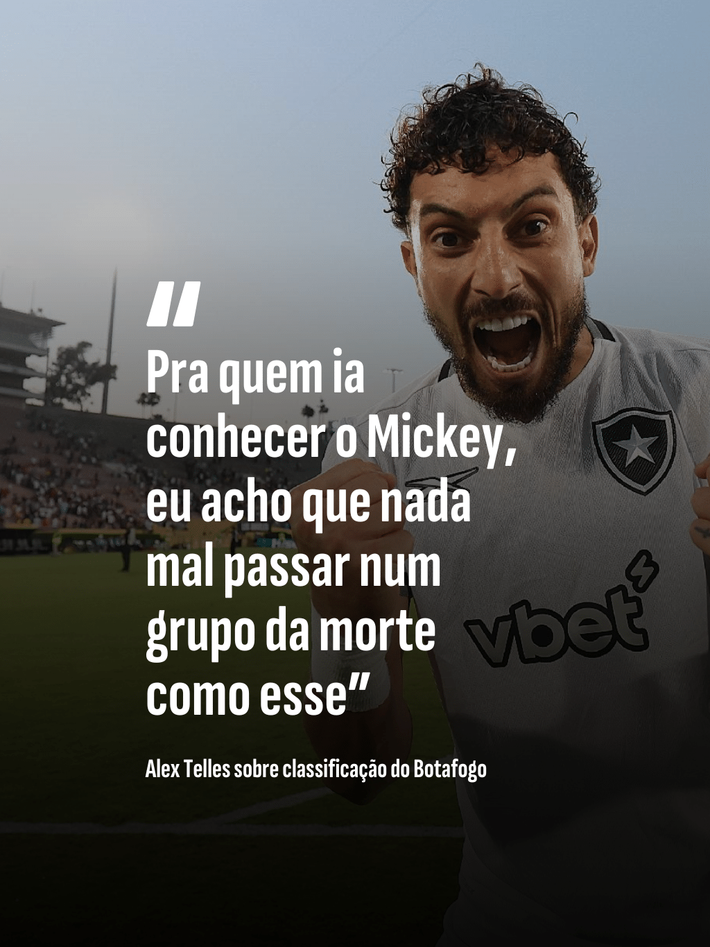 Alex Telles: "Pra quem ia conhecer o Mickey..."