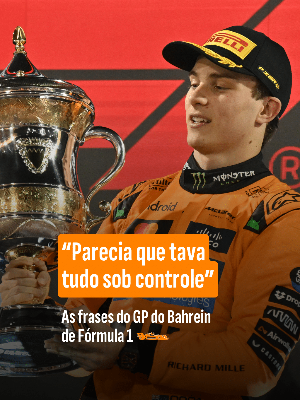 "Parecia que tava tudo sob controle": As frases do GP do Bahrein de ...