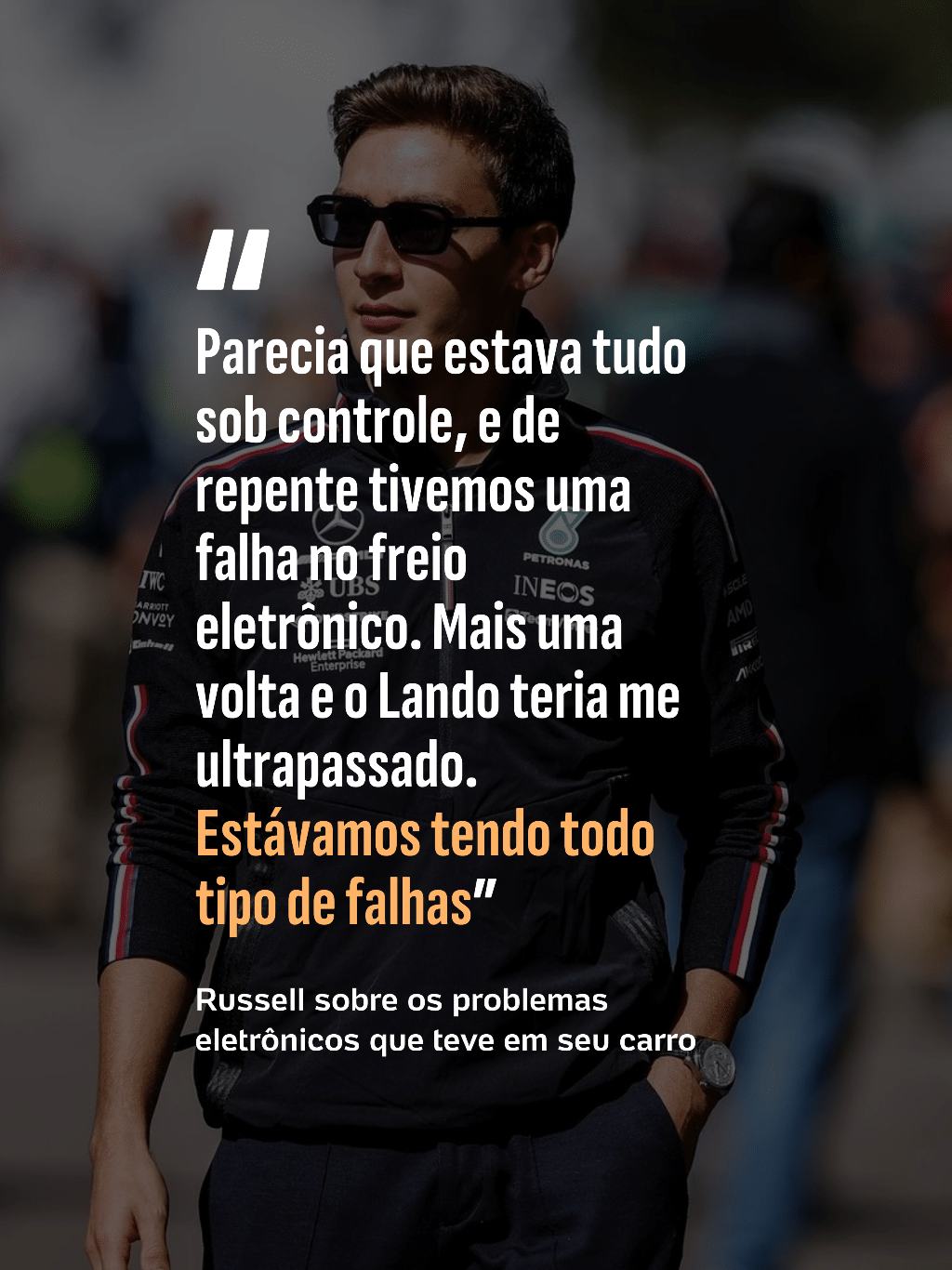 "Parecia que tava tudo sob controle": As frases do GP do Bahrein de ...