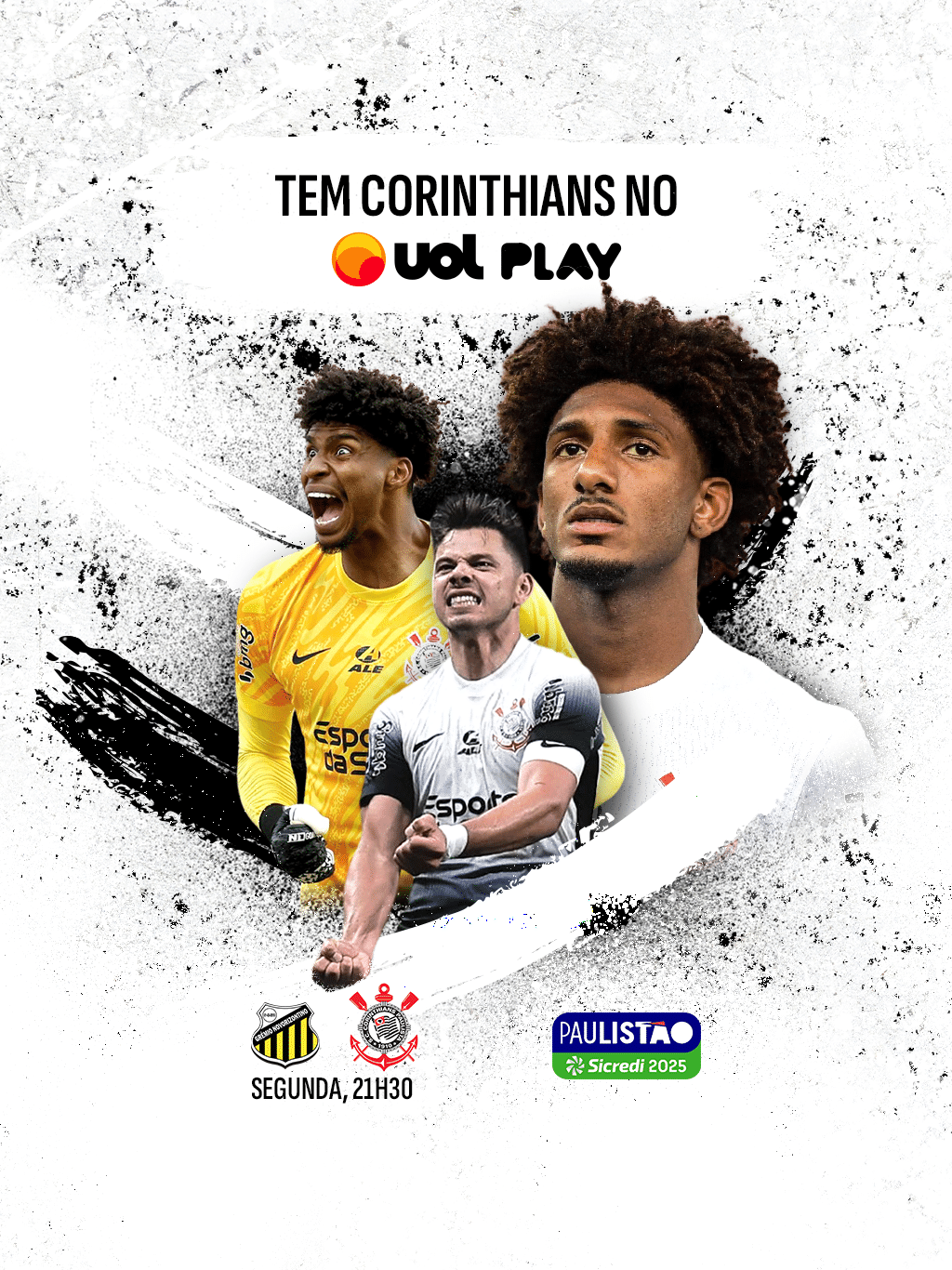 Novorizontino x Corinthians pelo Paulistão é com transmissão do UOL Play