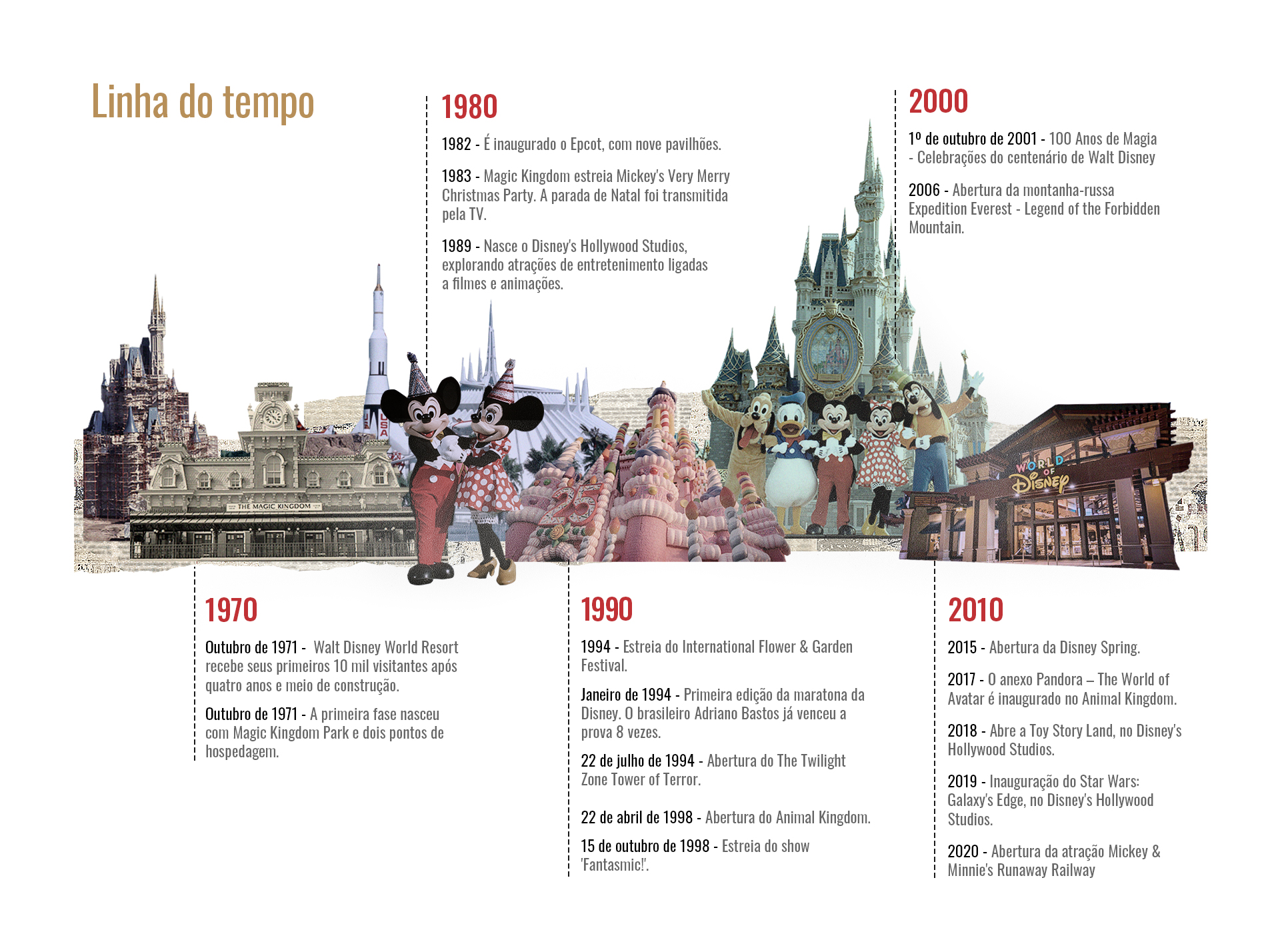 Brasileiros na Disney: Os 50 anos do parque e suas histórias