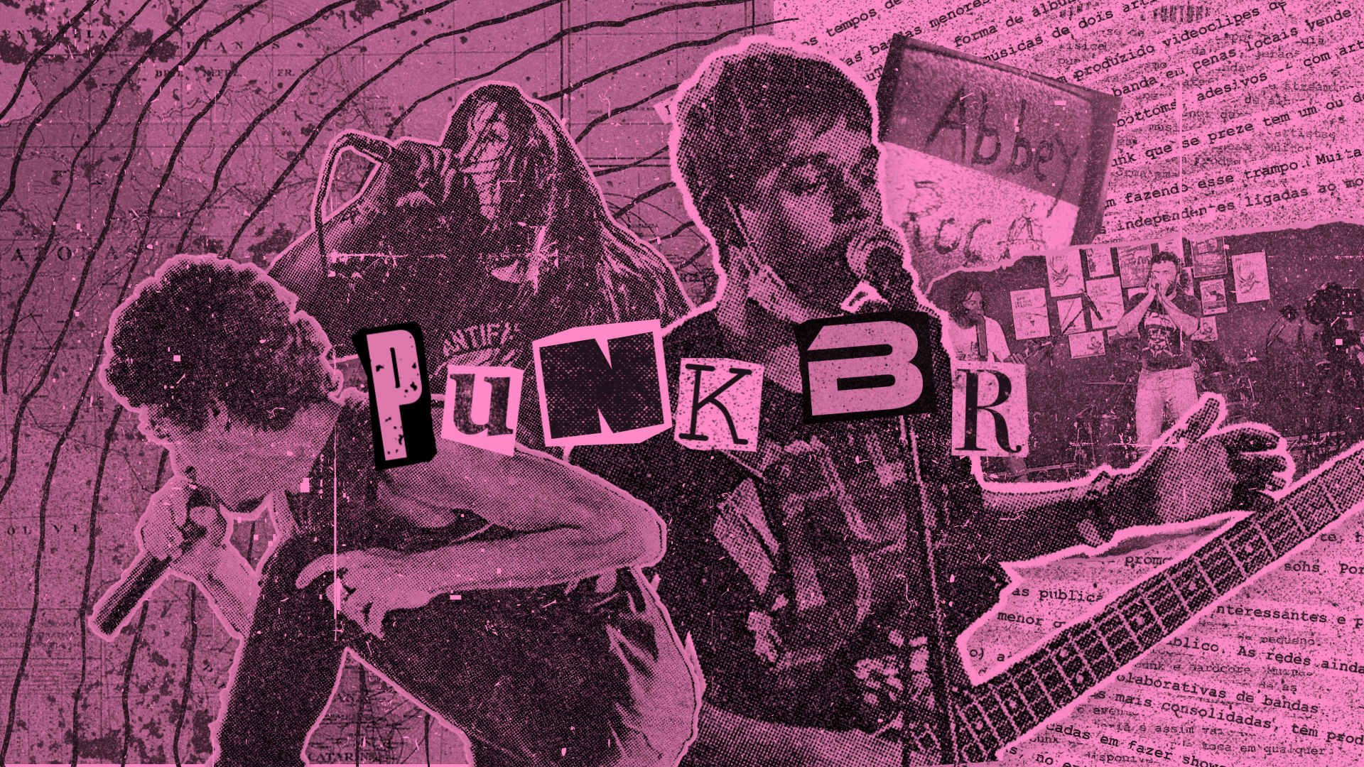 Colagem De Bandas De Punk Rock