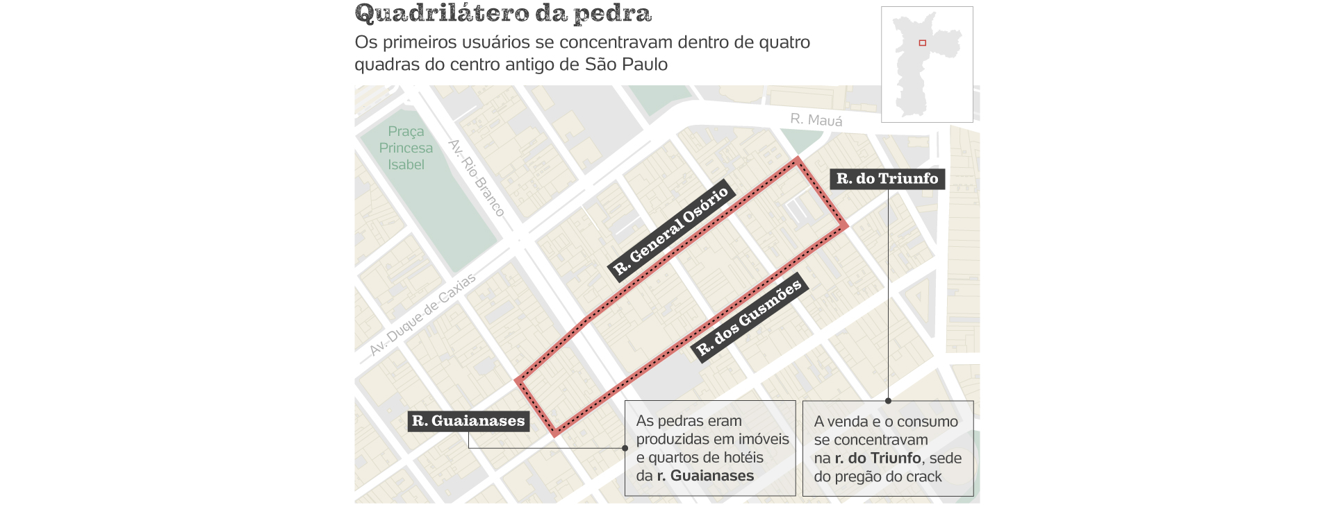 Como surgiu a cracolândia e quem foi o primeiro traficante de crack