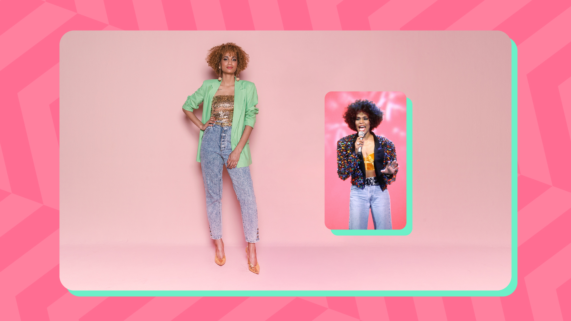 Stephanie Ribeiro se inspira na moda de Whtiney e Solange Knowles