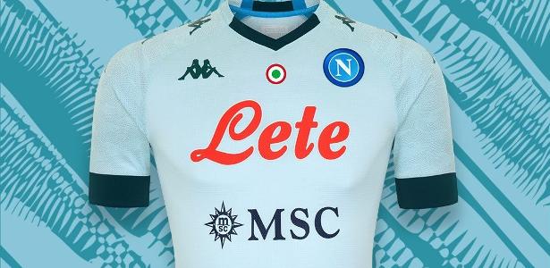 Napoli lança uniformes em dois tons de azul; terceira camisa é preta e rosa