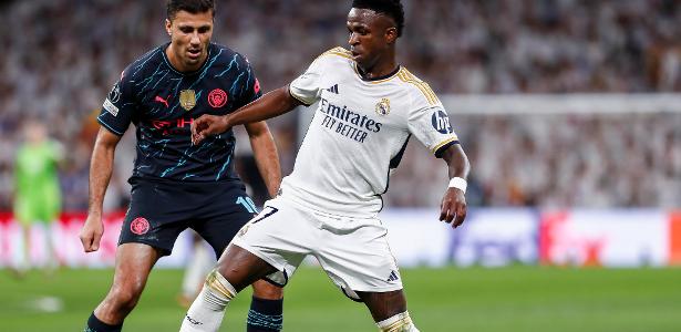 Rodri coloca Vini entre os melhores, mas diz: 'Tem coisas a melhorar'