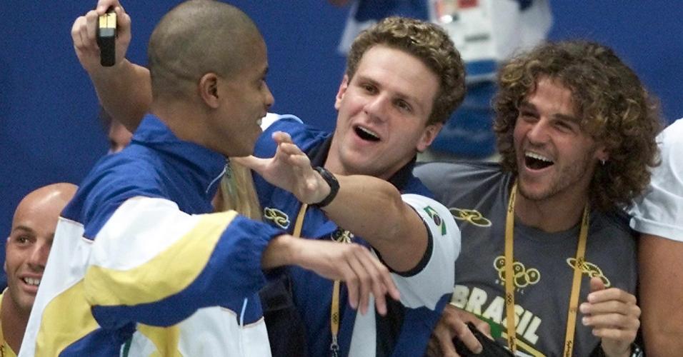 Bronze em Sydney 2000, Edvaldo Valério dá aulas da borda da piscina