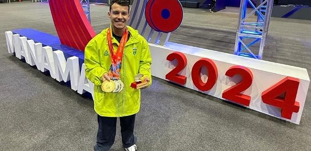 Thiago Felix conquista ouro inédito do Brasil no levantamento de peso