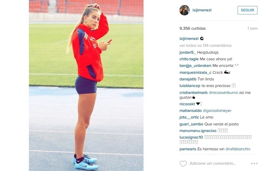 Fotos: Isidora Jiménez, chilena mais veloz da história - 10/07/2015 ...