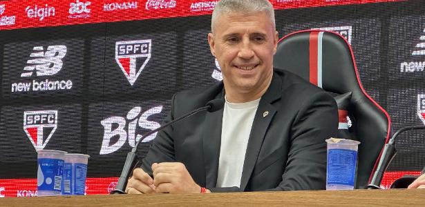 Hernán Crespo apresentado como novo técnico do São Paulo