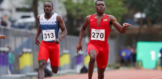 Surinamês que bateu recorde sul-americano dos 100m é pego no doping