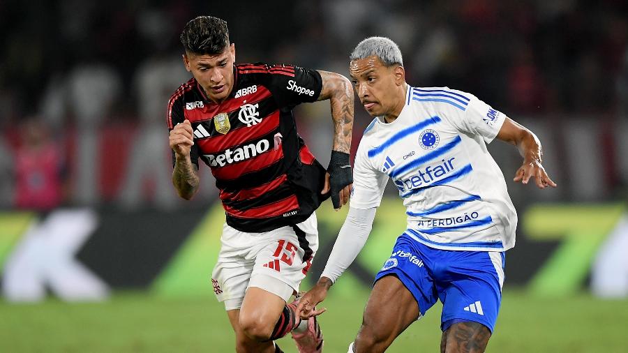 Mais um jogo devendo bola: Fla estaciona e Palmeiras agradece