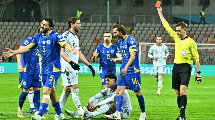 Itália é eliminada pela Bósnia e fica fora da Copa pela 3ª vez seguida